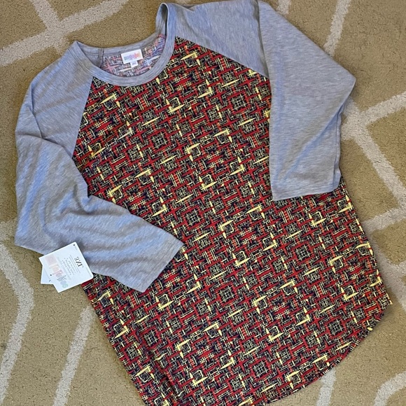 LuLaRoe | Tops | Nwt Brush Stroke Lularoe Randy Baseball Tee | Poshmark